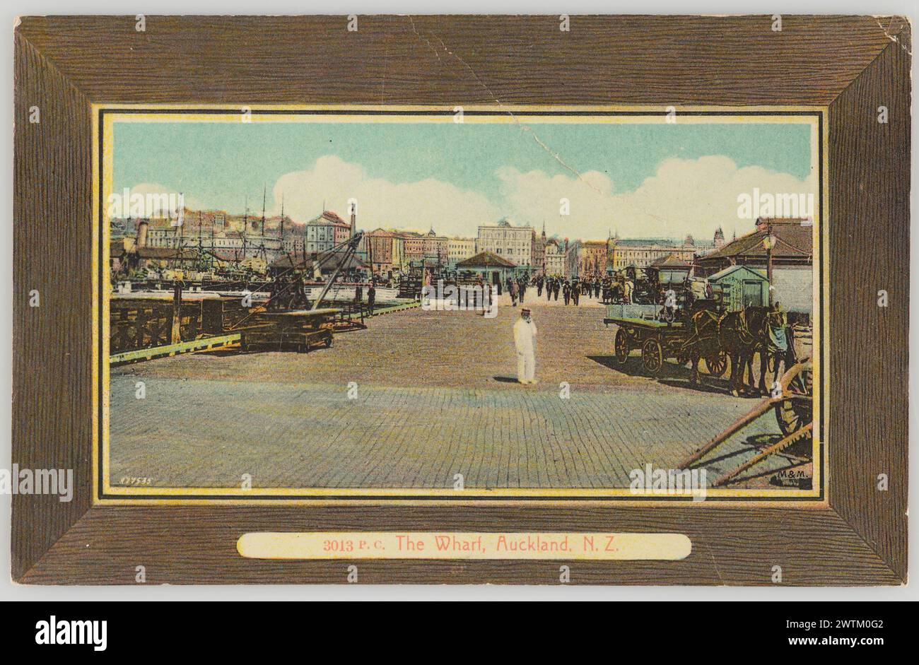 The Wharf, Auckland, New Zealand photographic postcards, picture ...