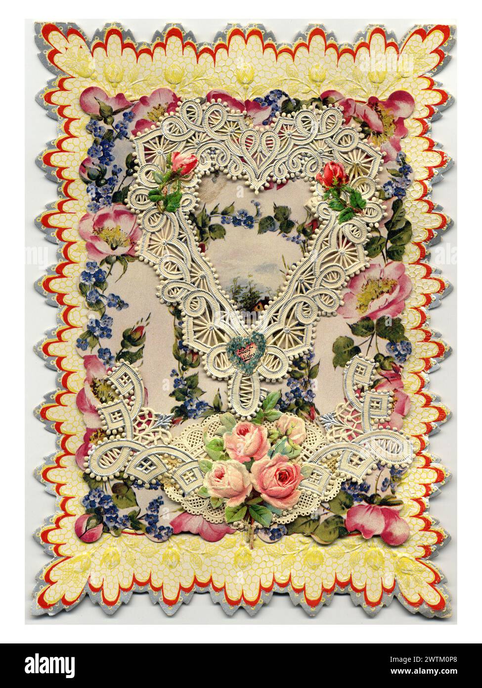 Greeting card wishes message Cut Out Stock Images & Pictures - Alamy