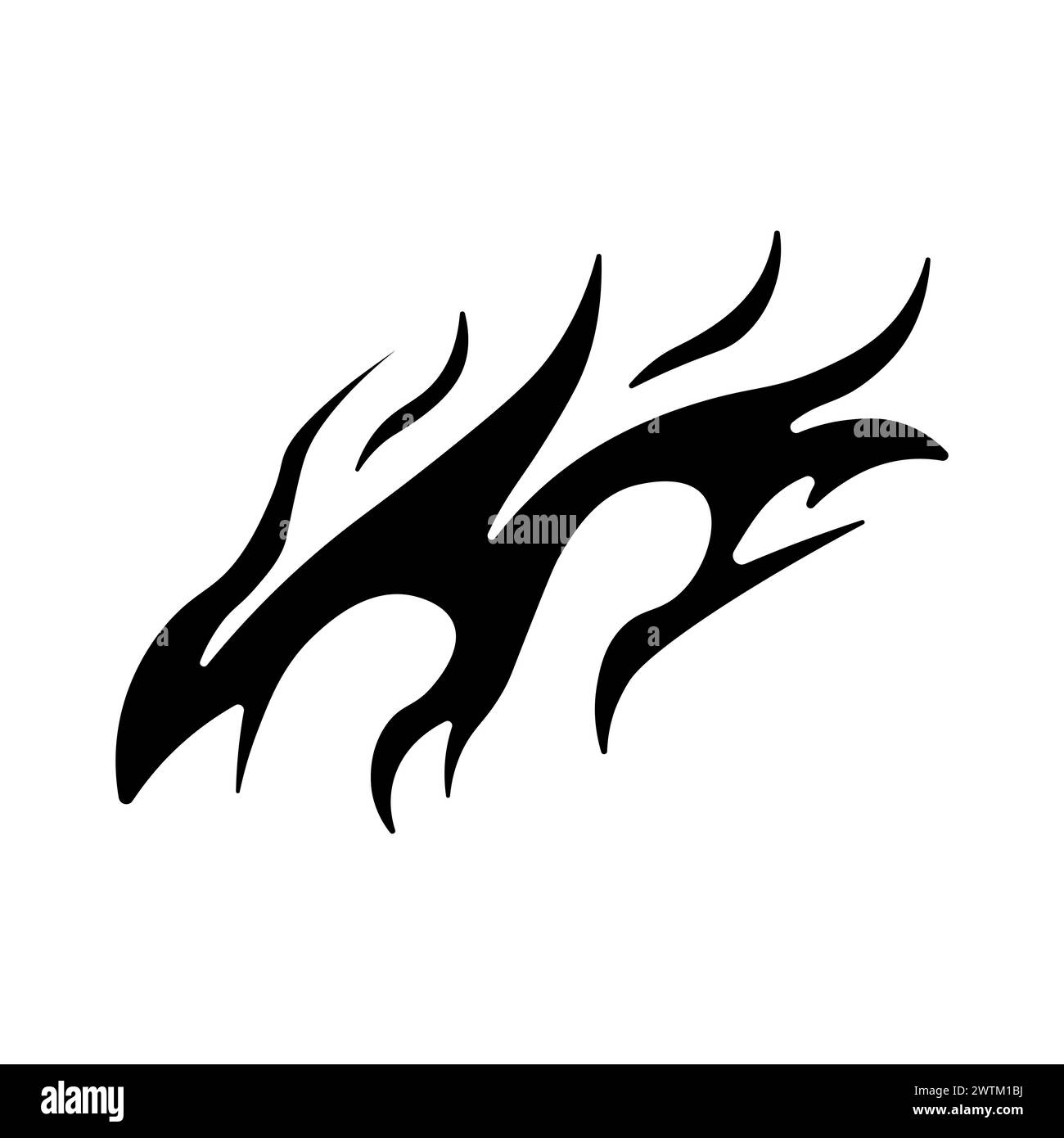 black vector abstract splash on white background Stock Vector Image ...