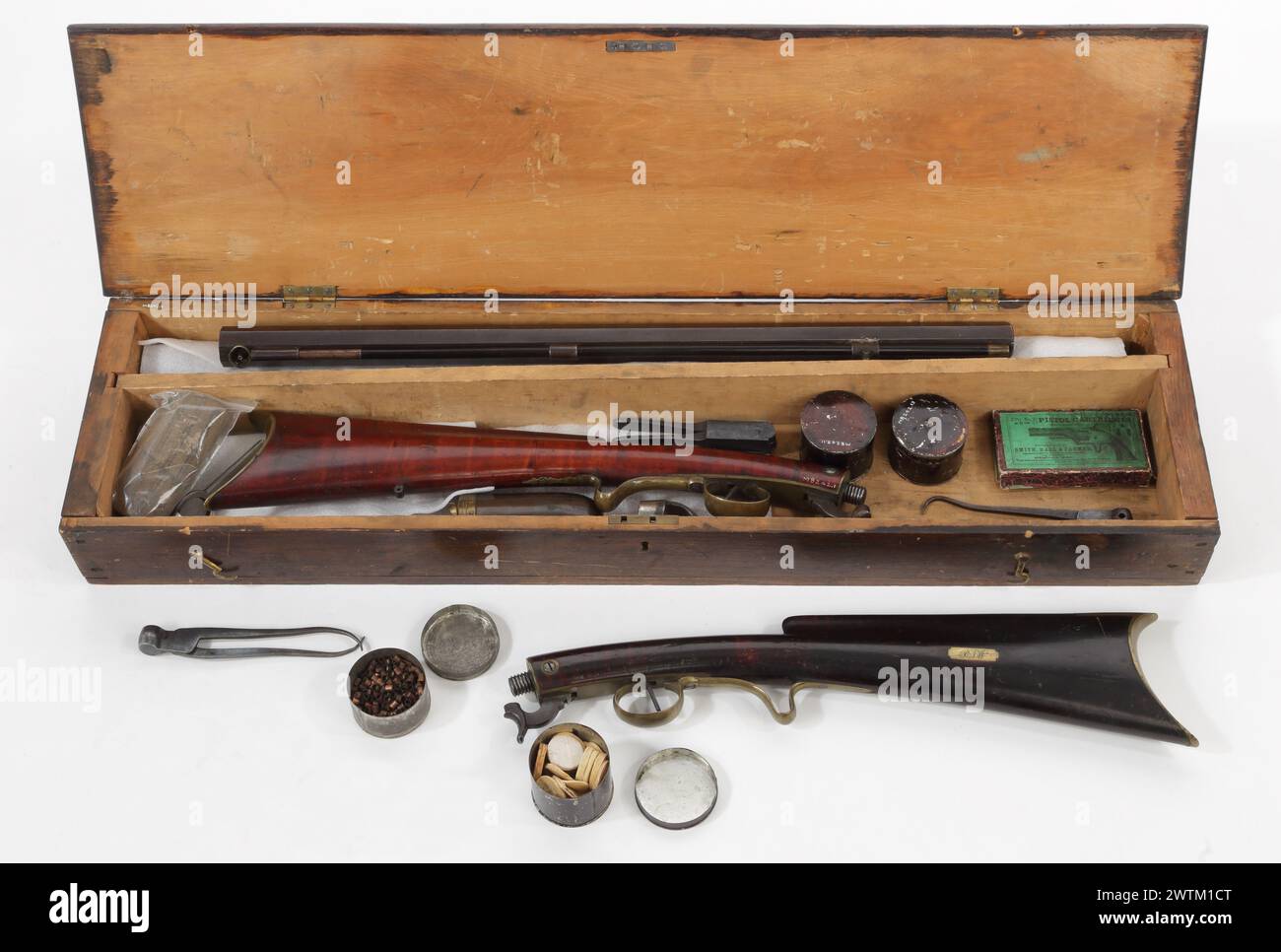 Percussion rifle - N. Kendall N. Kendall Stock Photo - Alamy