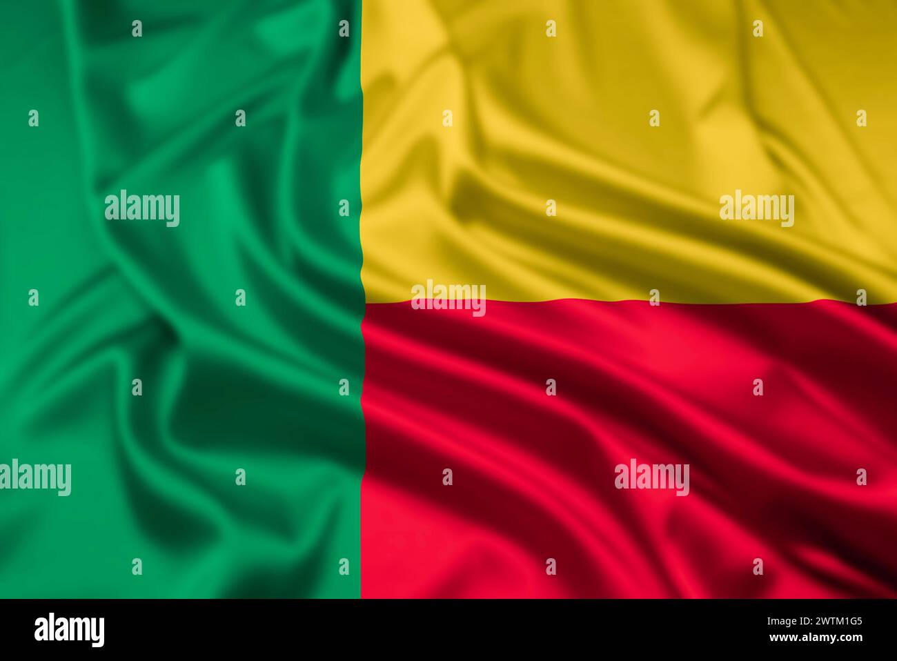 Benin national flag hi-res stock photography and images - Alamy