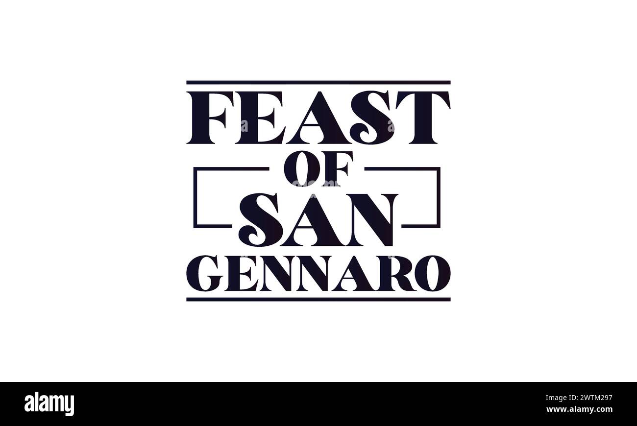 Feast of san gennaro Stock Vector Images - Alamy