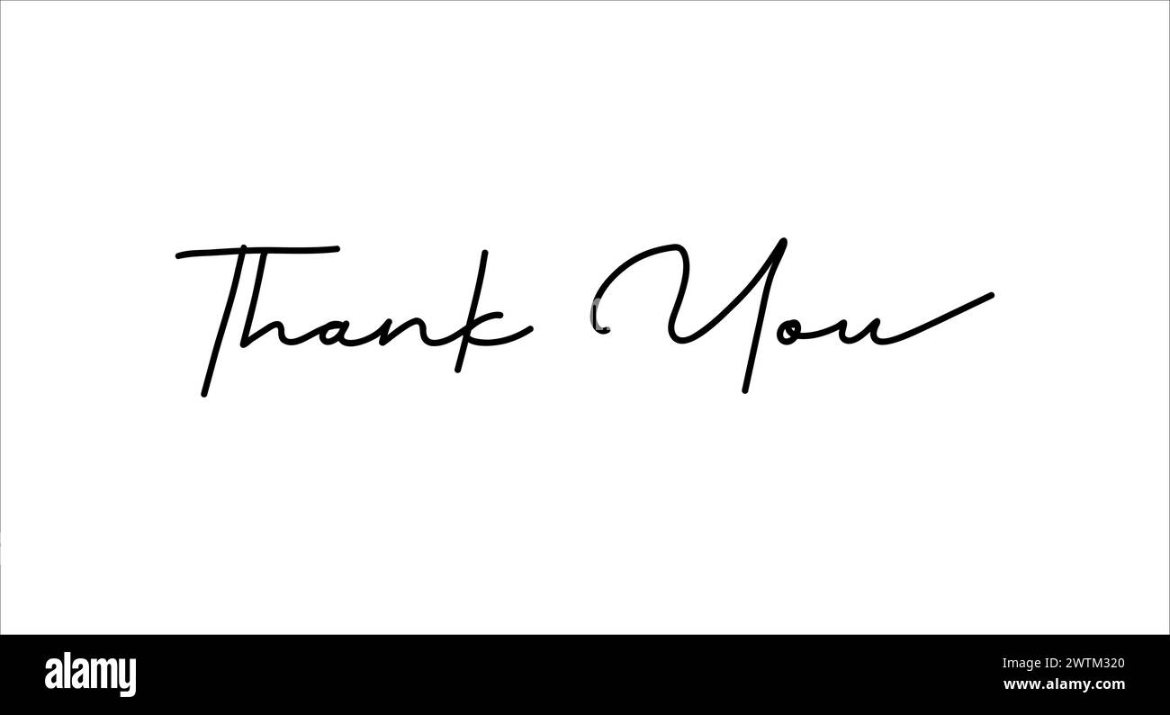 Thank You card. Hand drawn positive quote. Modern brush calligraphy ...