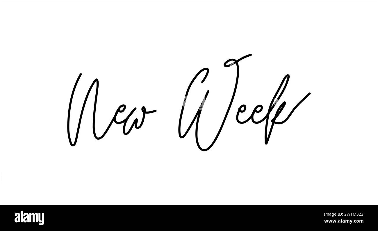 Inspiration quote new monday Black and White Stock Photos & Images - Alamy