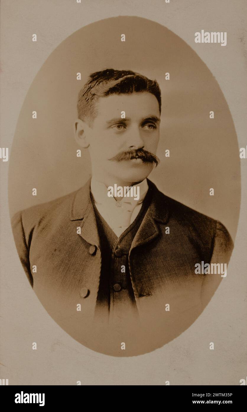 Gelatin silver print - Portrait of an unidentified man, Quebec City ...