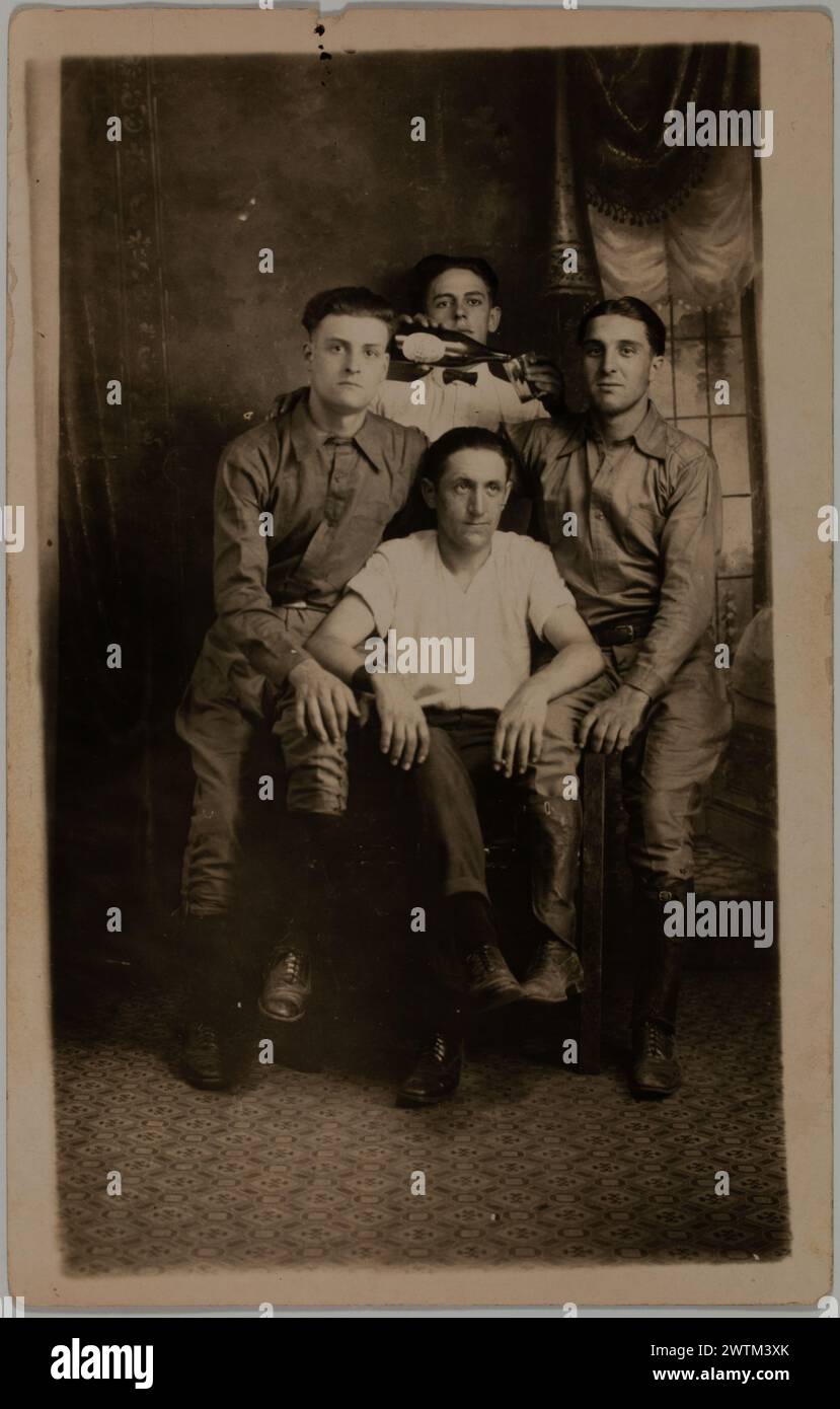 Gelatin silver print - Portrait of unidentified men, Montreal, Quebec ...