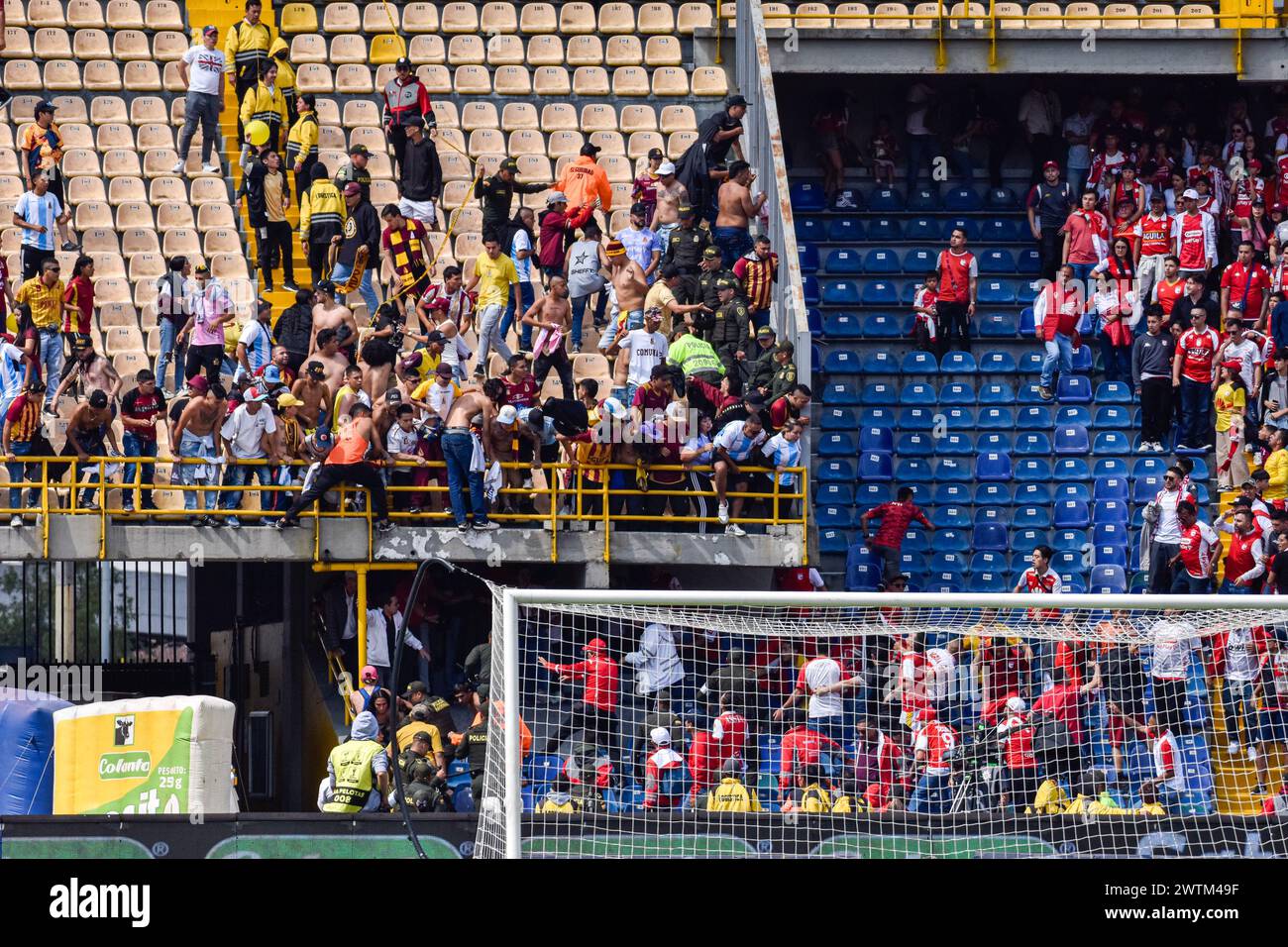 Rival fan clash hi-res stock photography and images - Alamy