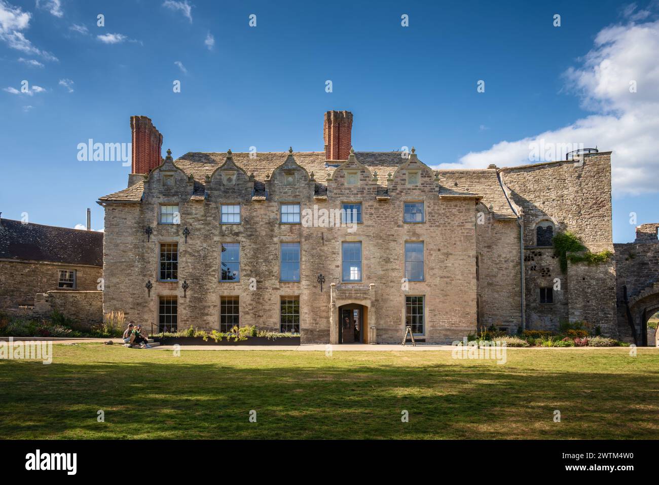 Hay Castle, Hay on Wye, Wales, UK Stock Photo - Alamy