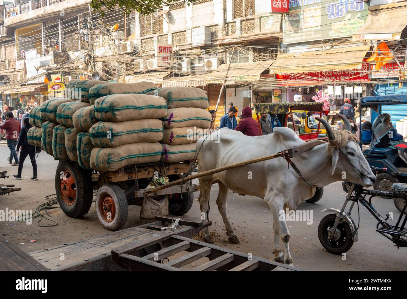 Chowk old delhi hi-res stock photography and images - Alamy
