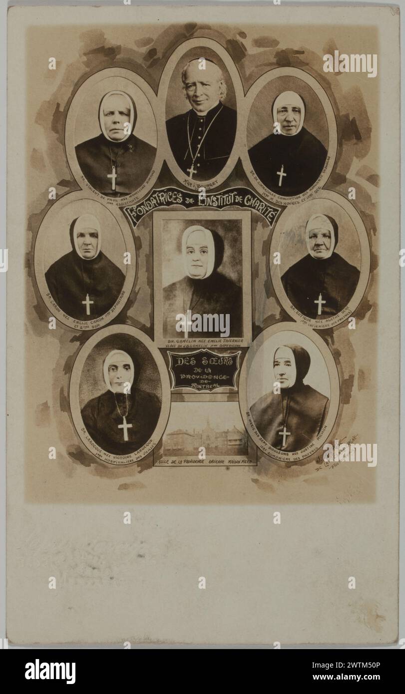 Gelatin silver print - Founders of the Institute of the Sisters of Charity of Providence ...