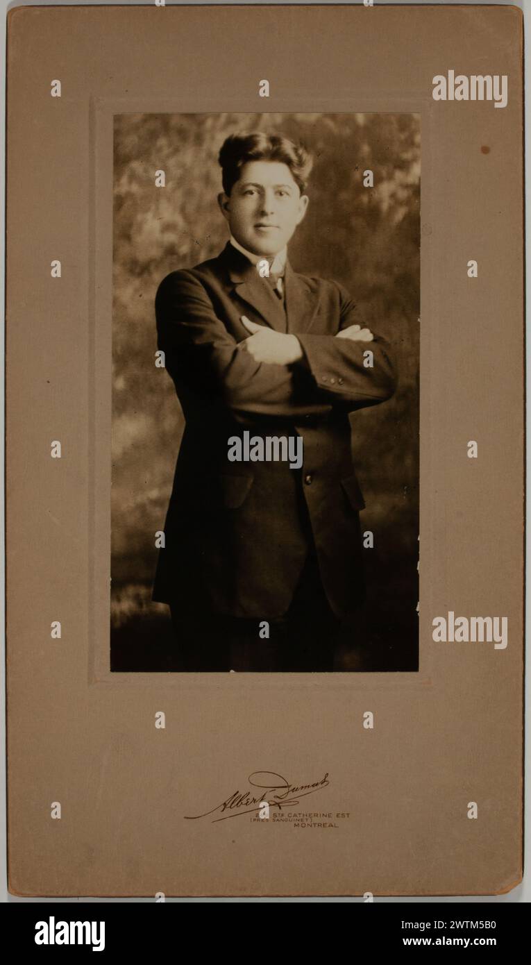 Gelatin silver print - Rodolphe, Montreal, Quebec, 1910-1928 Albert ...