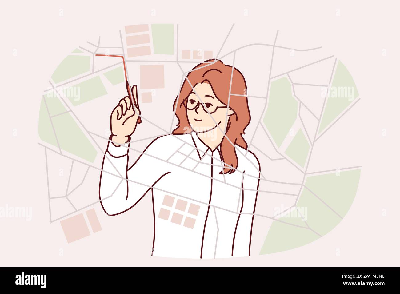 Vehicles on road in Stock Vector Images - Alamy