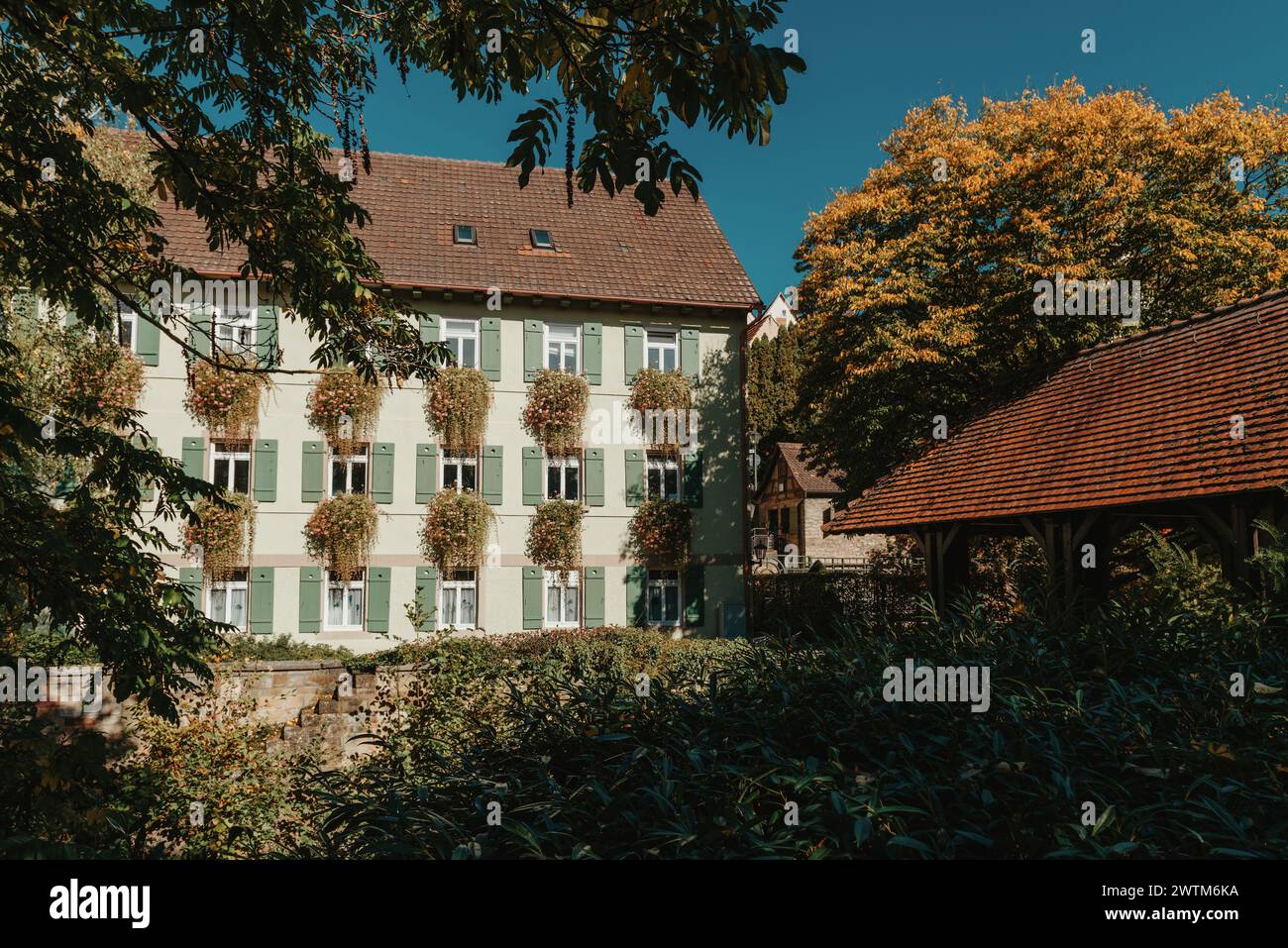 Old national German town house in Bietigheim-Bissingen, Baden ...