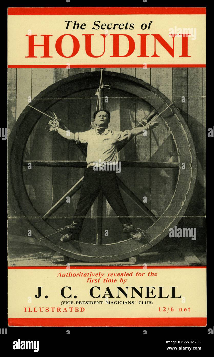 Brochure - Prospectus announcing the book "The Secrets of Houdini," by ...