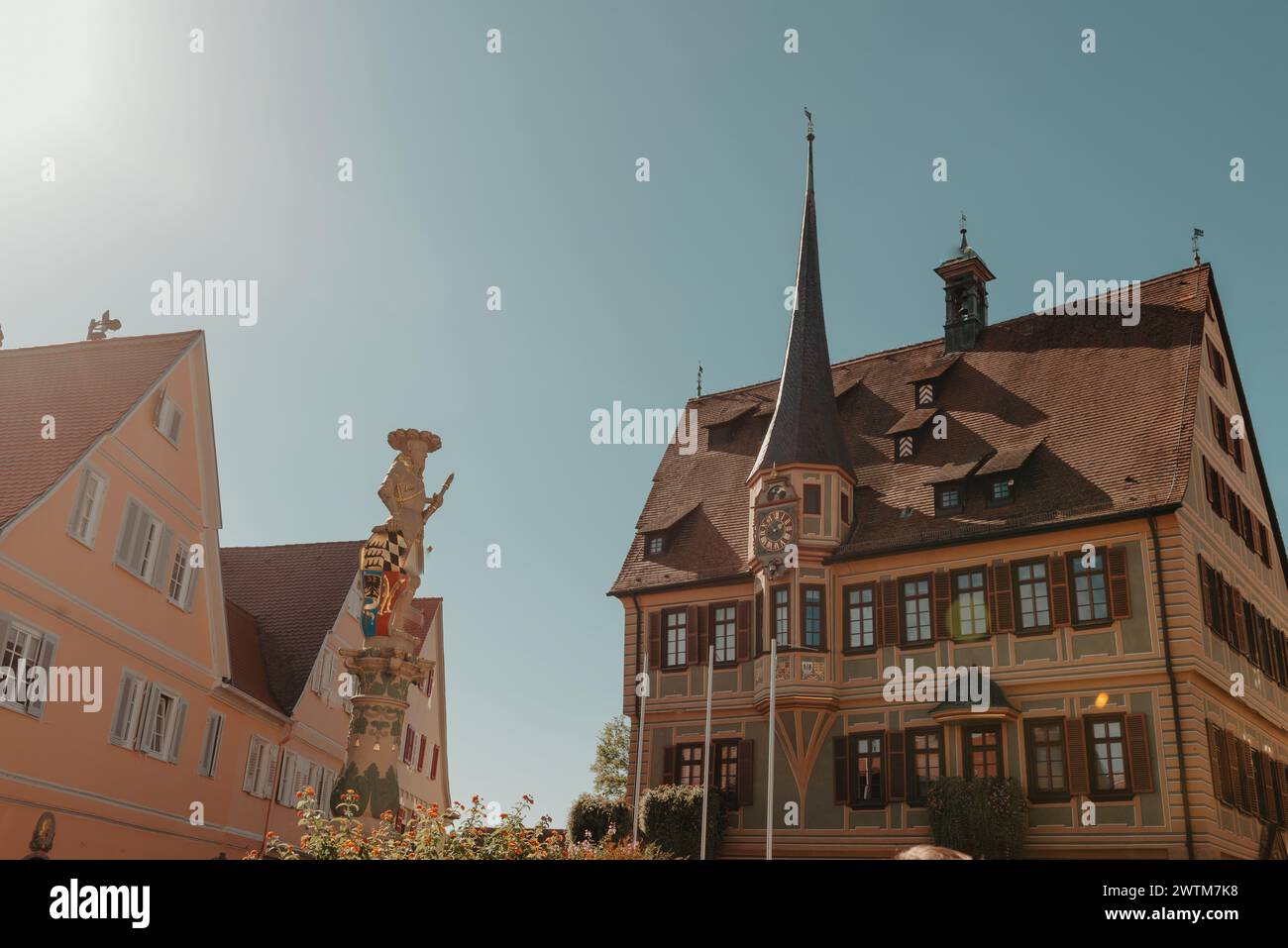 Old national German town house in Bietigheim-Bissingen, Baden ...