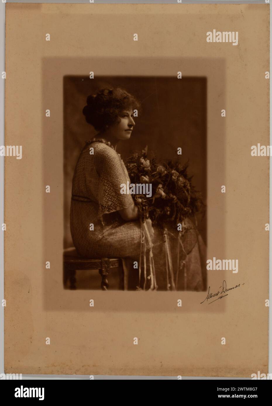 Gelatin silver print - Portrait of an unidentified woman, Montreal ...
