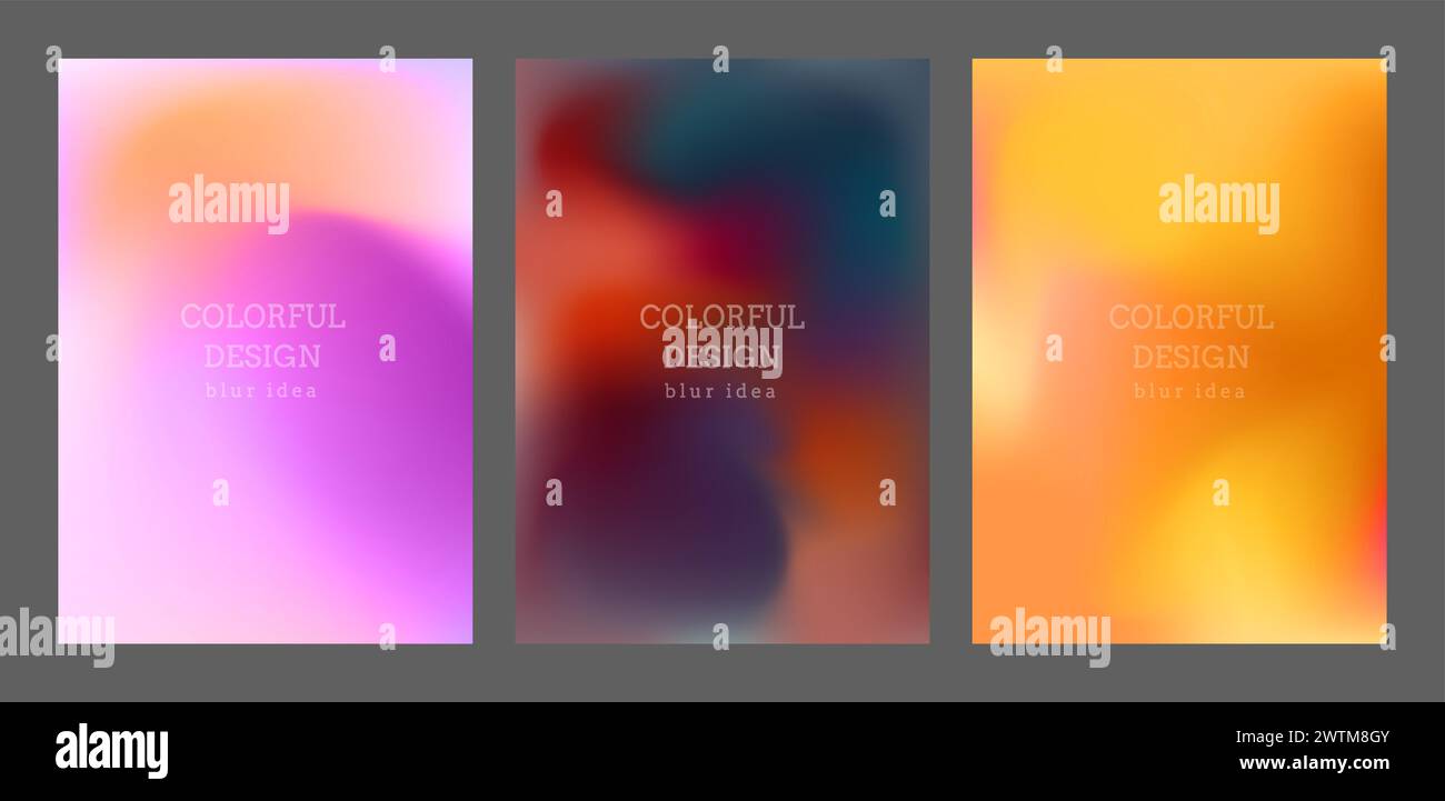 Colorful blurred background. The color gradient of the cover, book ...