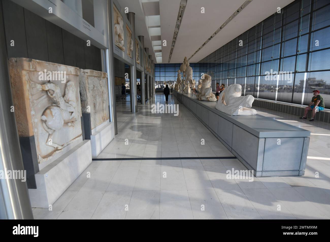 Acropolis Museum: The Parthenon Gallery. Athens. Greece Stock Photo - Alamy