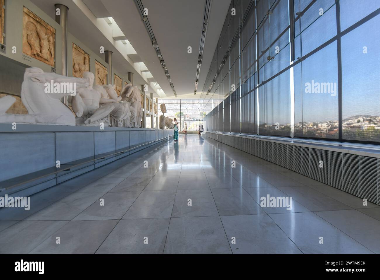Acropolis Museum: The Parthenon Gallery. Athens. Greece Stock Photo - Alamy