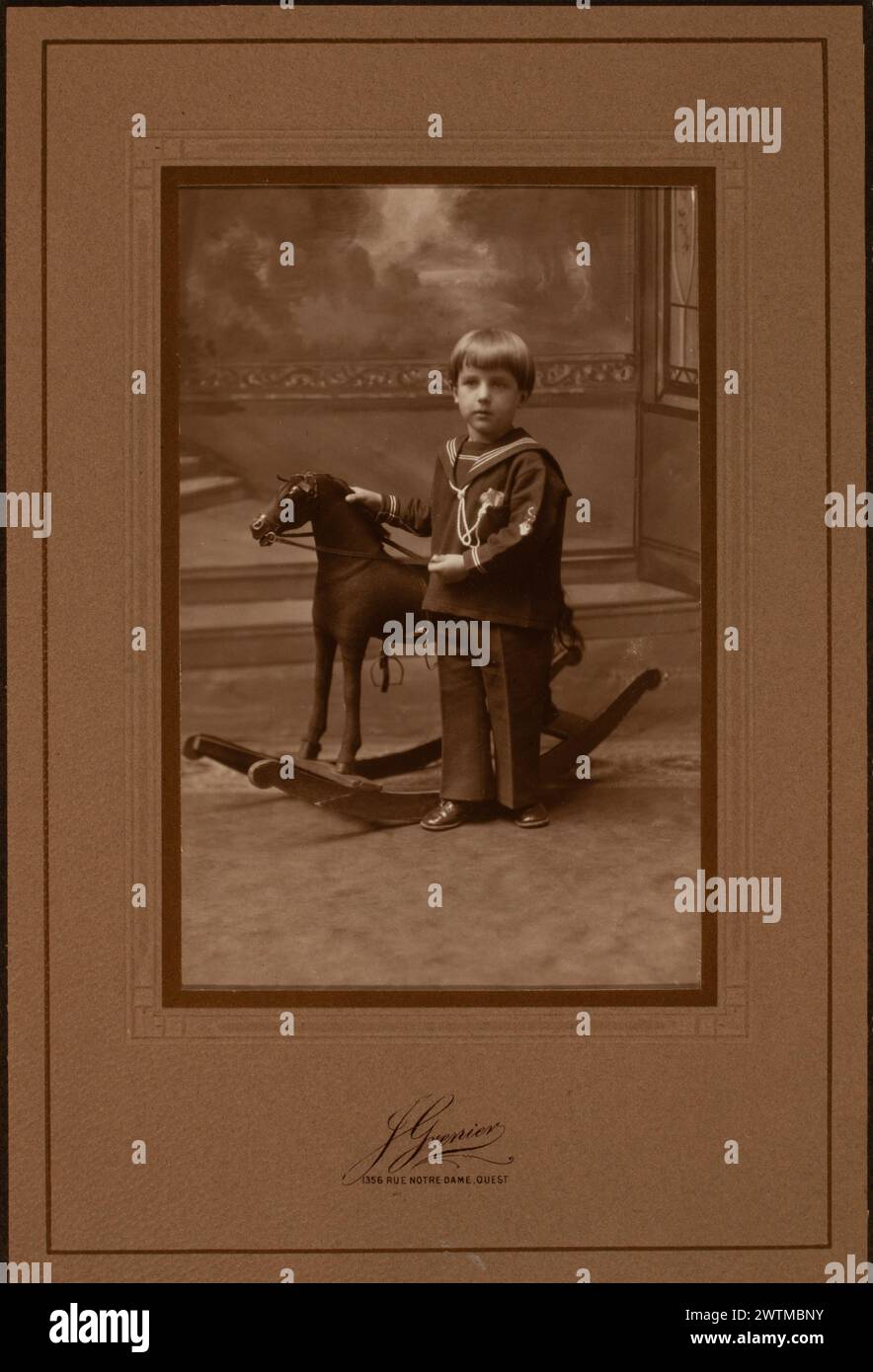 Gelatin silver print - Portrait of an unidentified child, Montreal ...