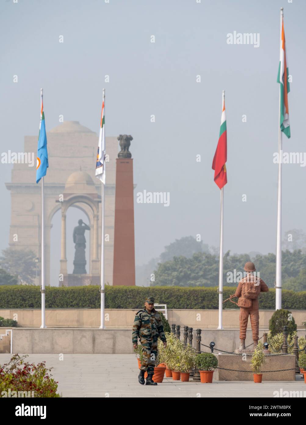 India delhi gate hi-res stock photography and images - Alamy