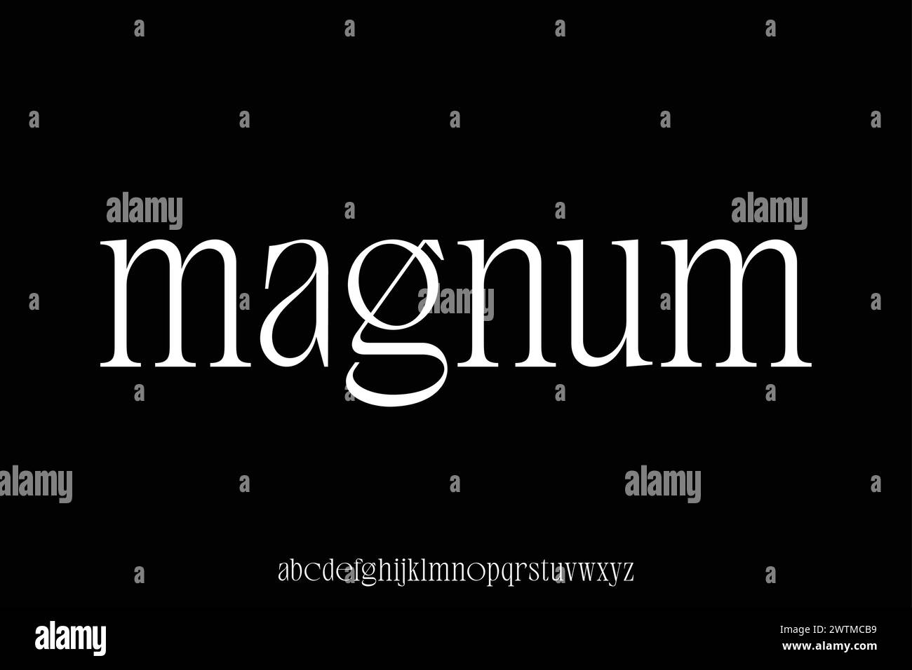 Magnum logo Stock Vector Images - Alamy