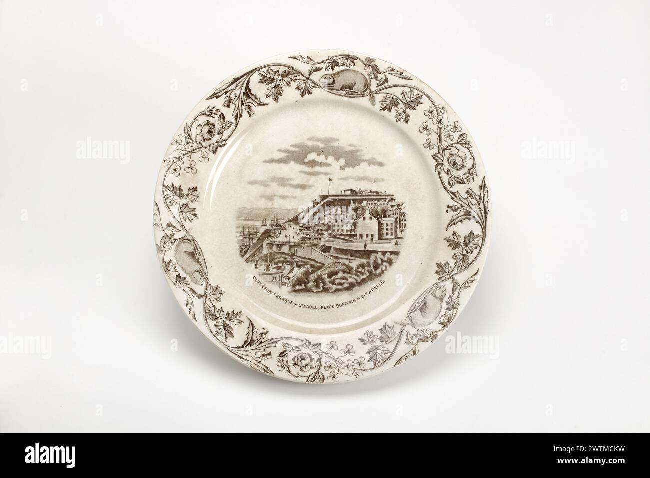 Plate - Dufferin Terrace & Citadel. Place Dufferin & Citadelle Robert ...