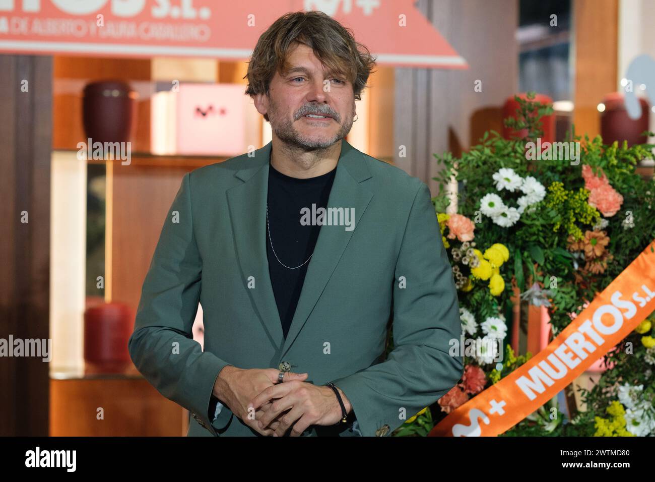 Salva Reina attend the 'Muertos, S.L.' photocall at Thompson Hotel on ...