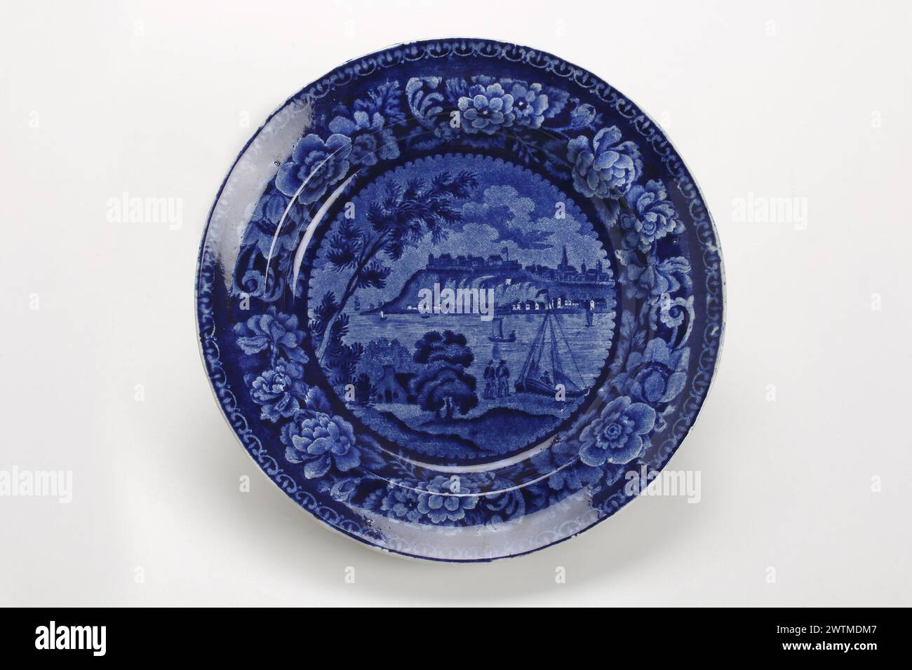 Plate - View of Quebec Enoch Wood & Sons, 1818-1845 Enoch Wood & Sons ...