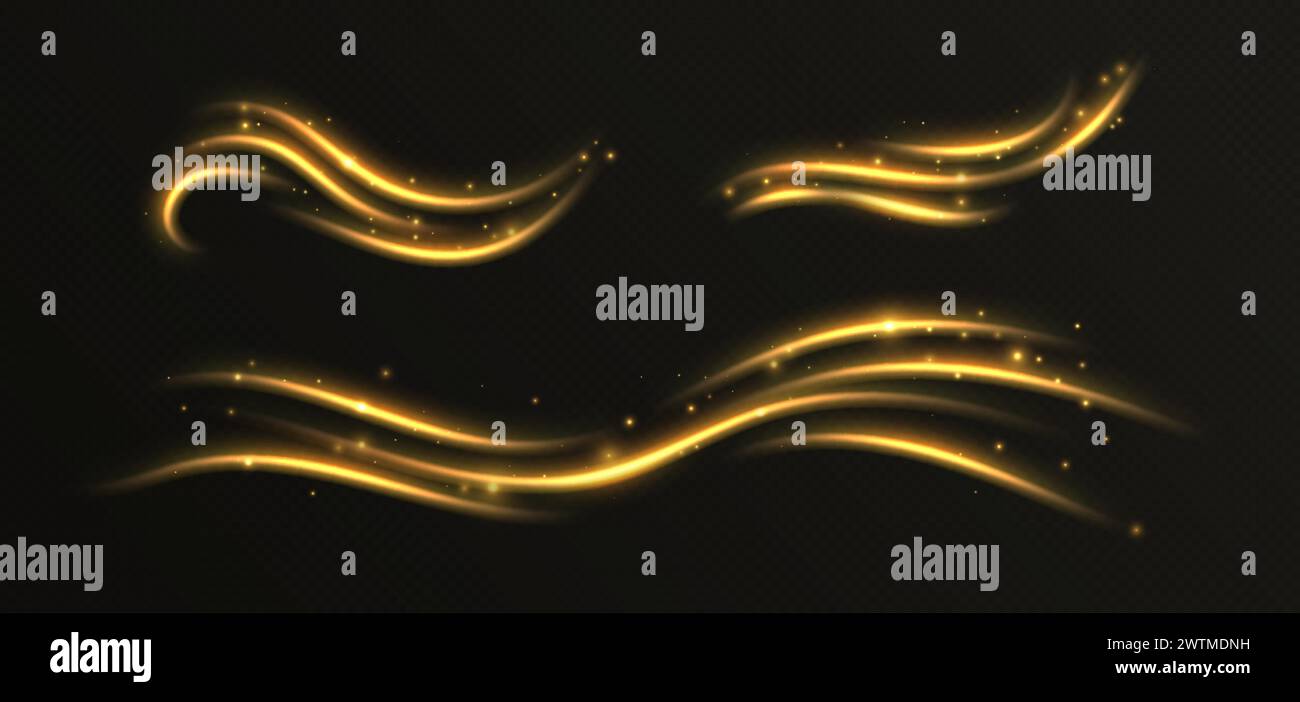 Light trails in motion Stock Vector Images - Alamy