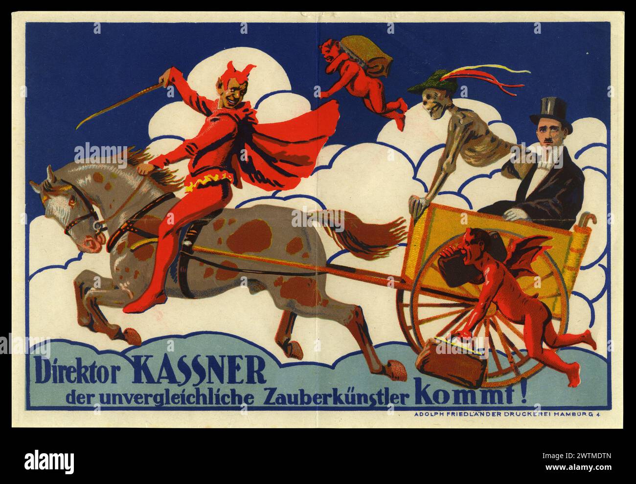Magic poster - Direktor Kassner der Unvergleichliche Zauberkunstler ...