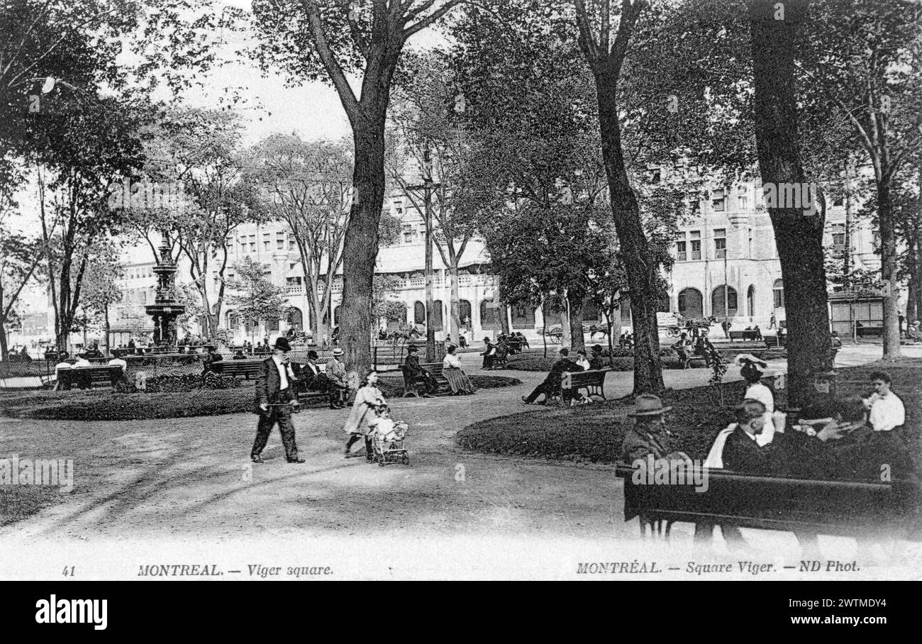 Viger square Black and White Stock Photos & Images - Alamy