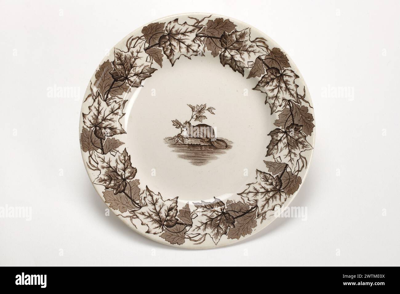 Dessert plate - Maple Thomas Furnival & Sons Thomas Furnival & Sons ...