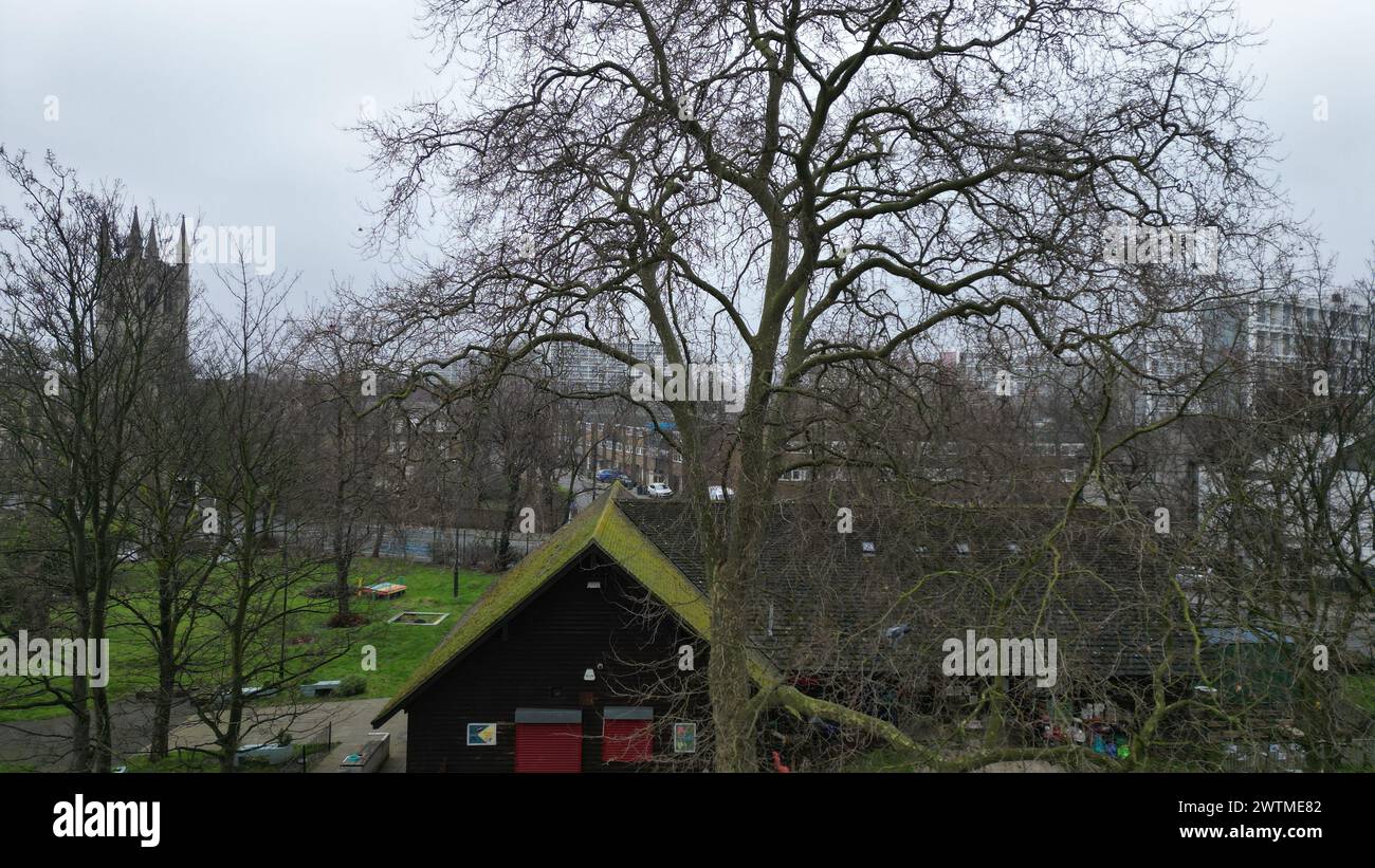 Aerial views across london from Dulwich area Stock Photo - Alamy