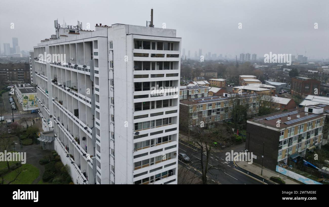 Aerial views across london from Dulwich area Stock Photo - Alamy