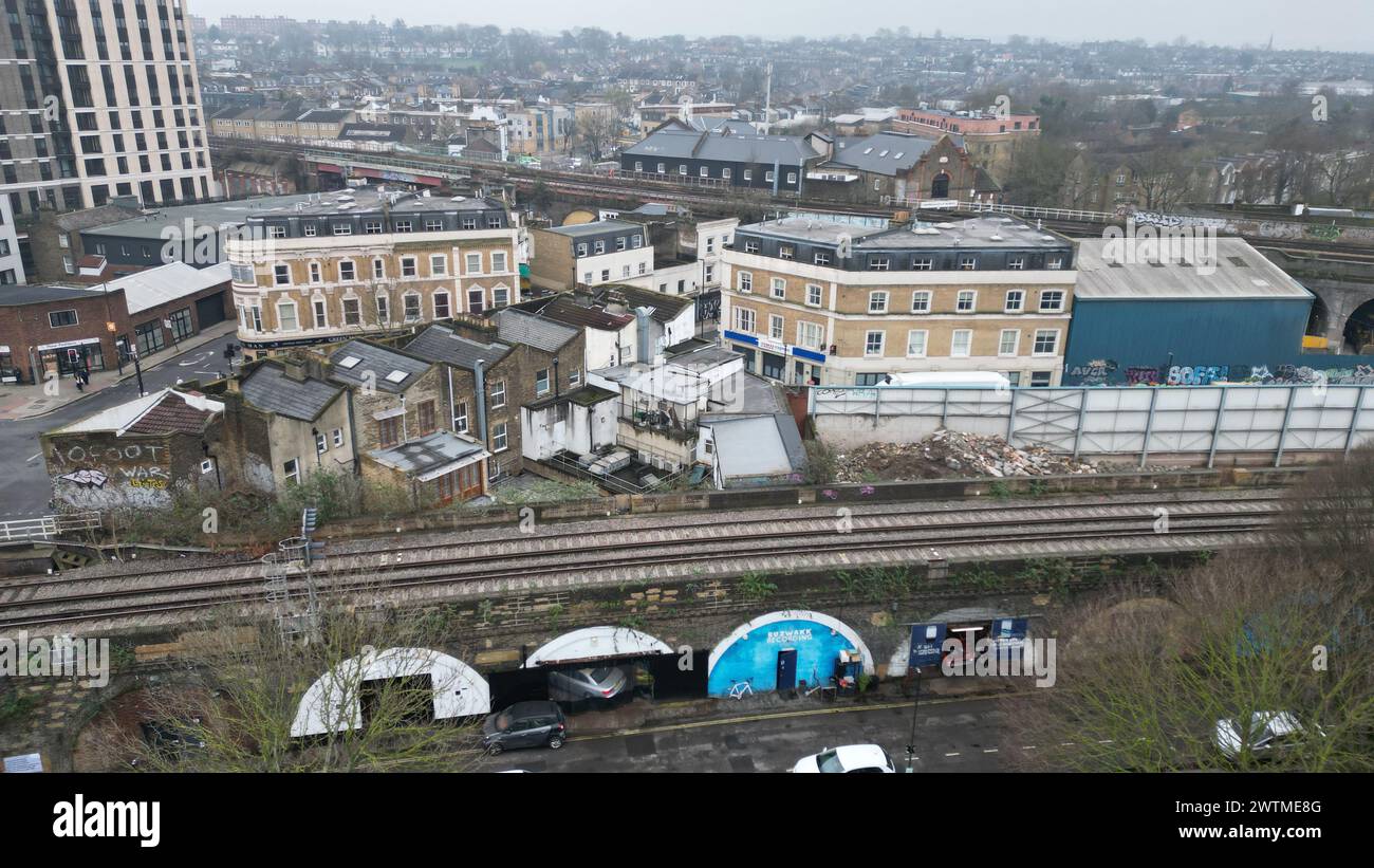 Aerial views across london from Dulwich area Stock Photo - Alamy