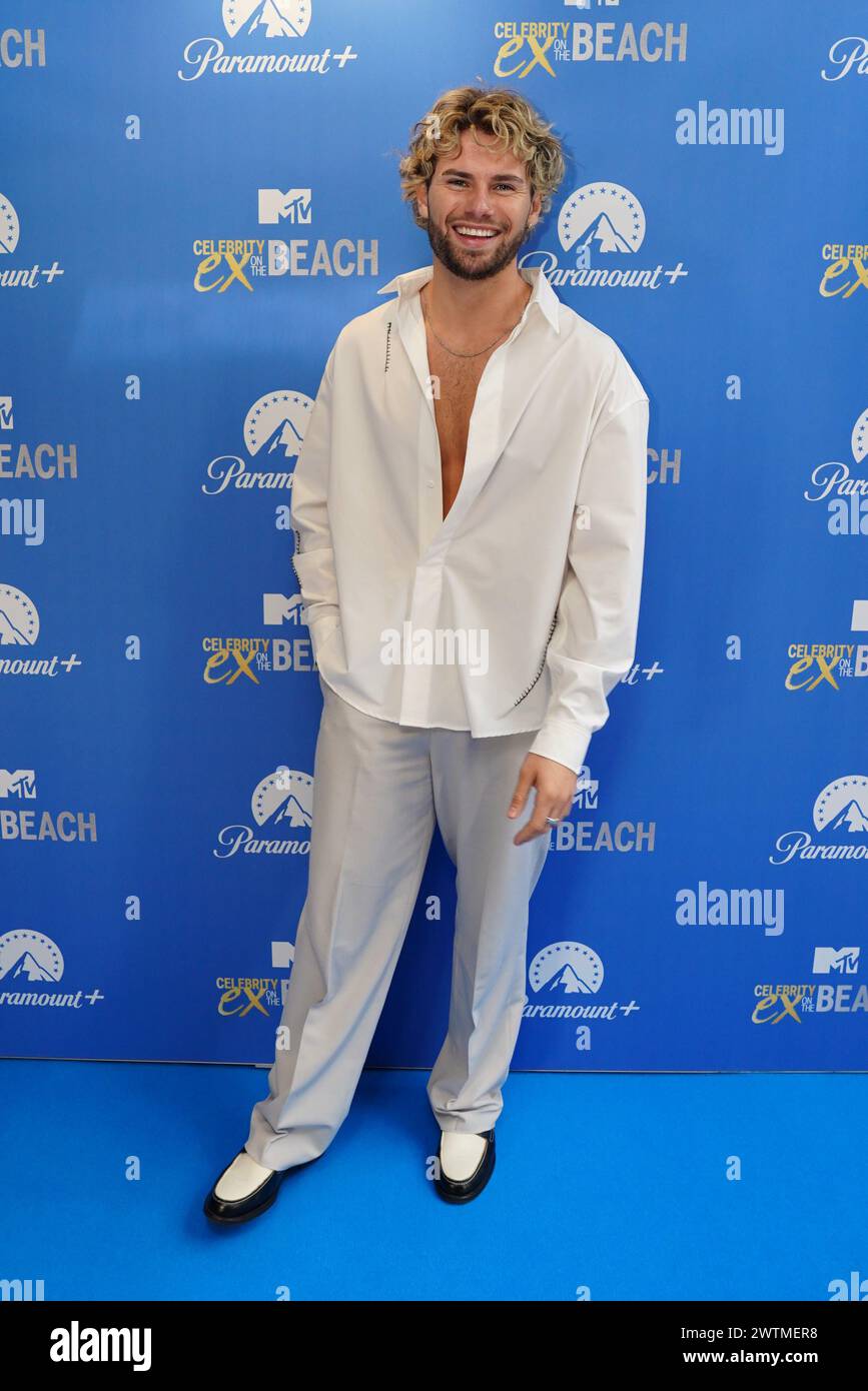 Joe Garrett attending the Celebrity Ex on the Beach event at the ...