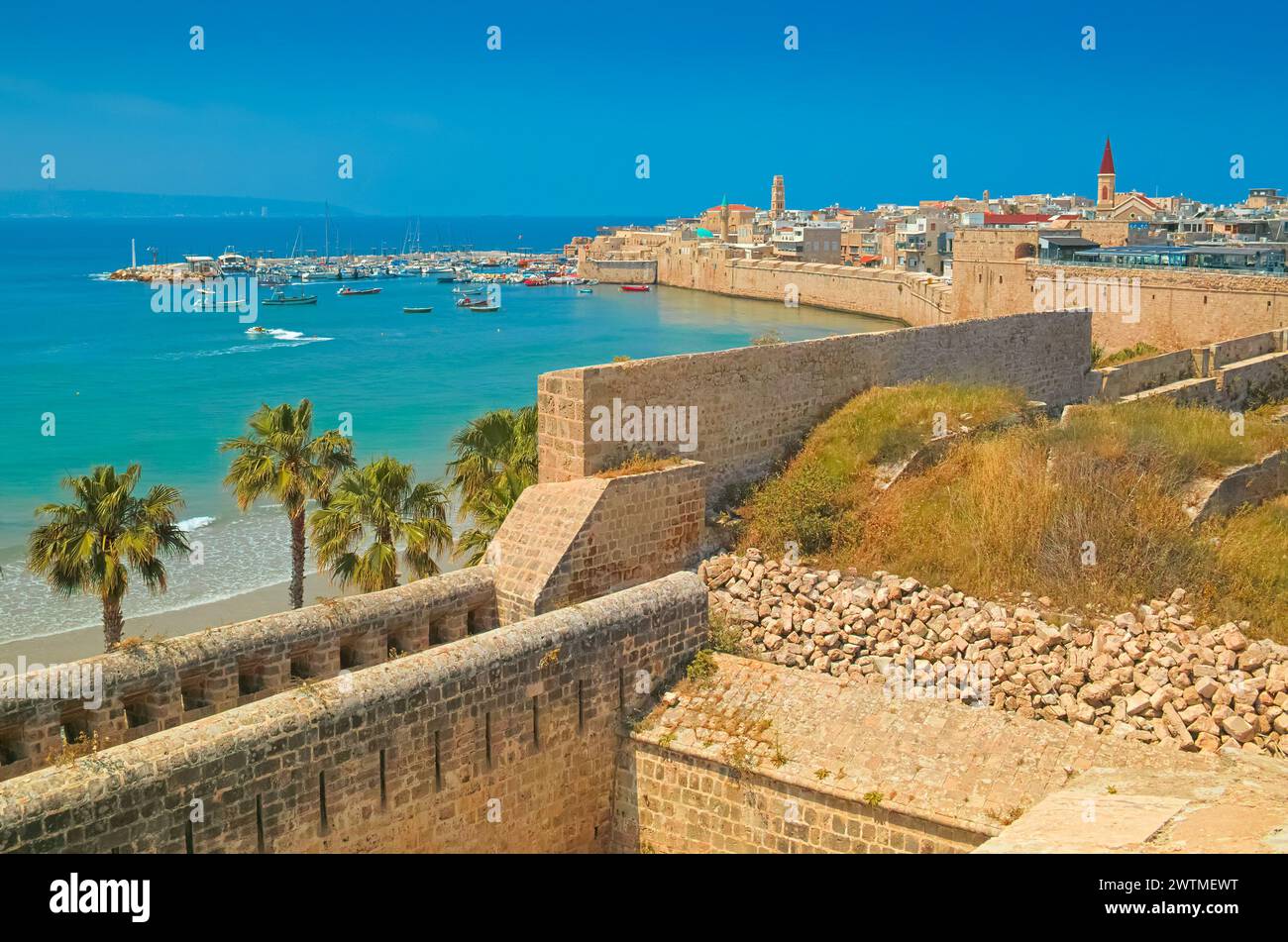 Akko beach hi-res stock photography and images - Alamy