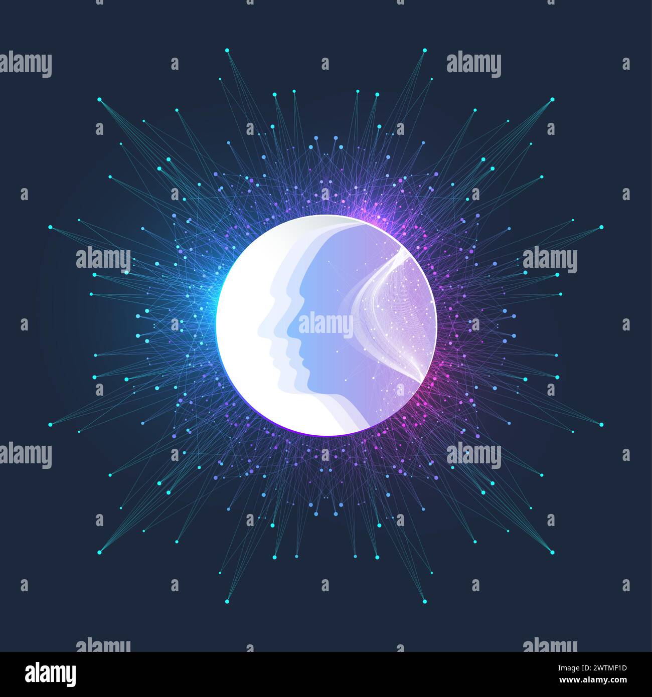 AI Generative Banner Concept In The Digital Style. Generative Ideas ...