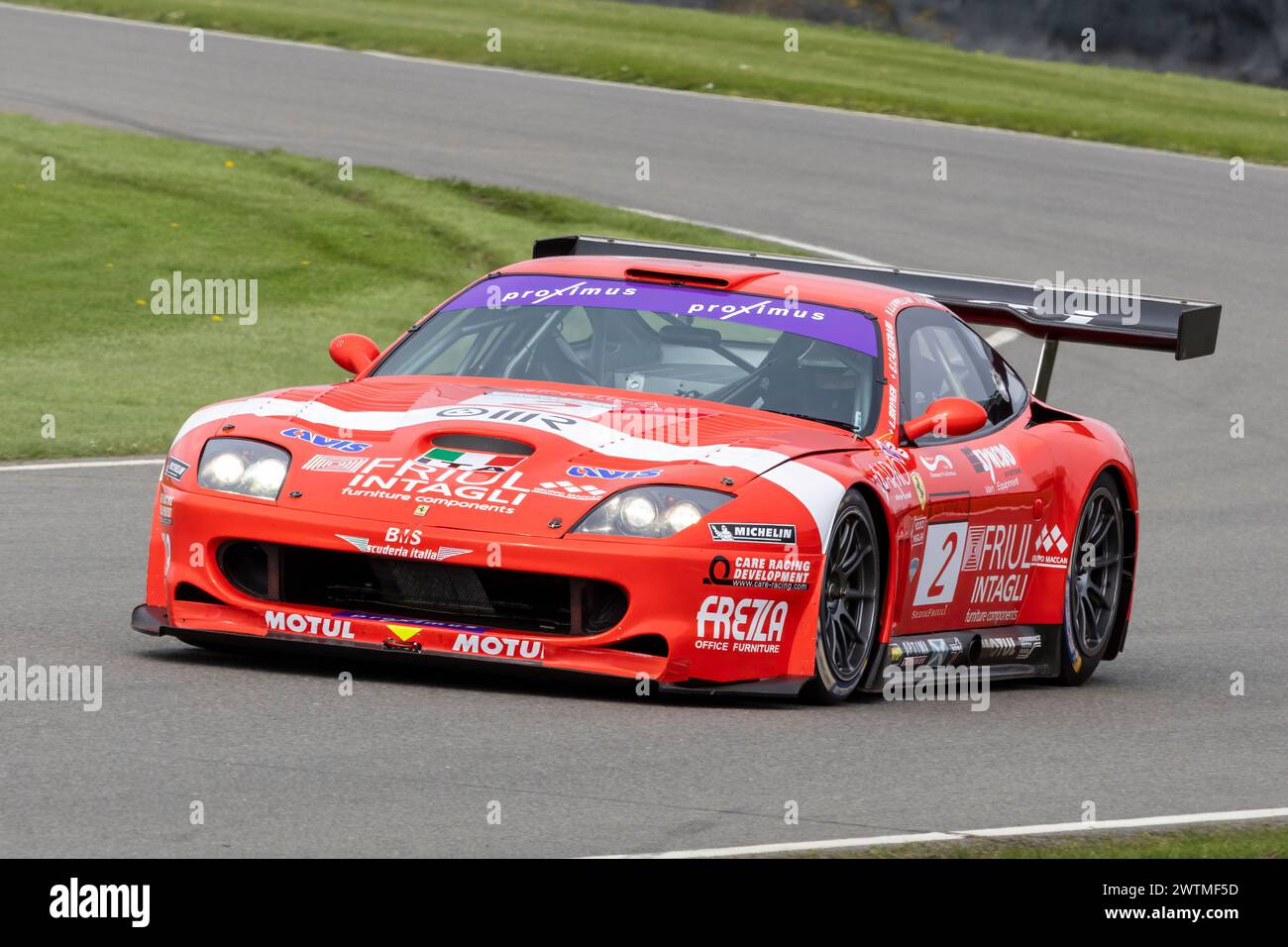 Ferrari 550 GTS Maranello CRD02endurance racer at the Goodwood 80th ...