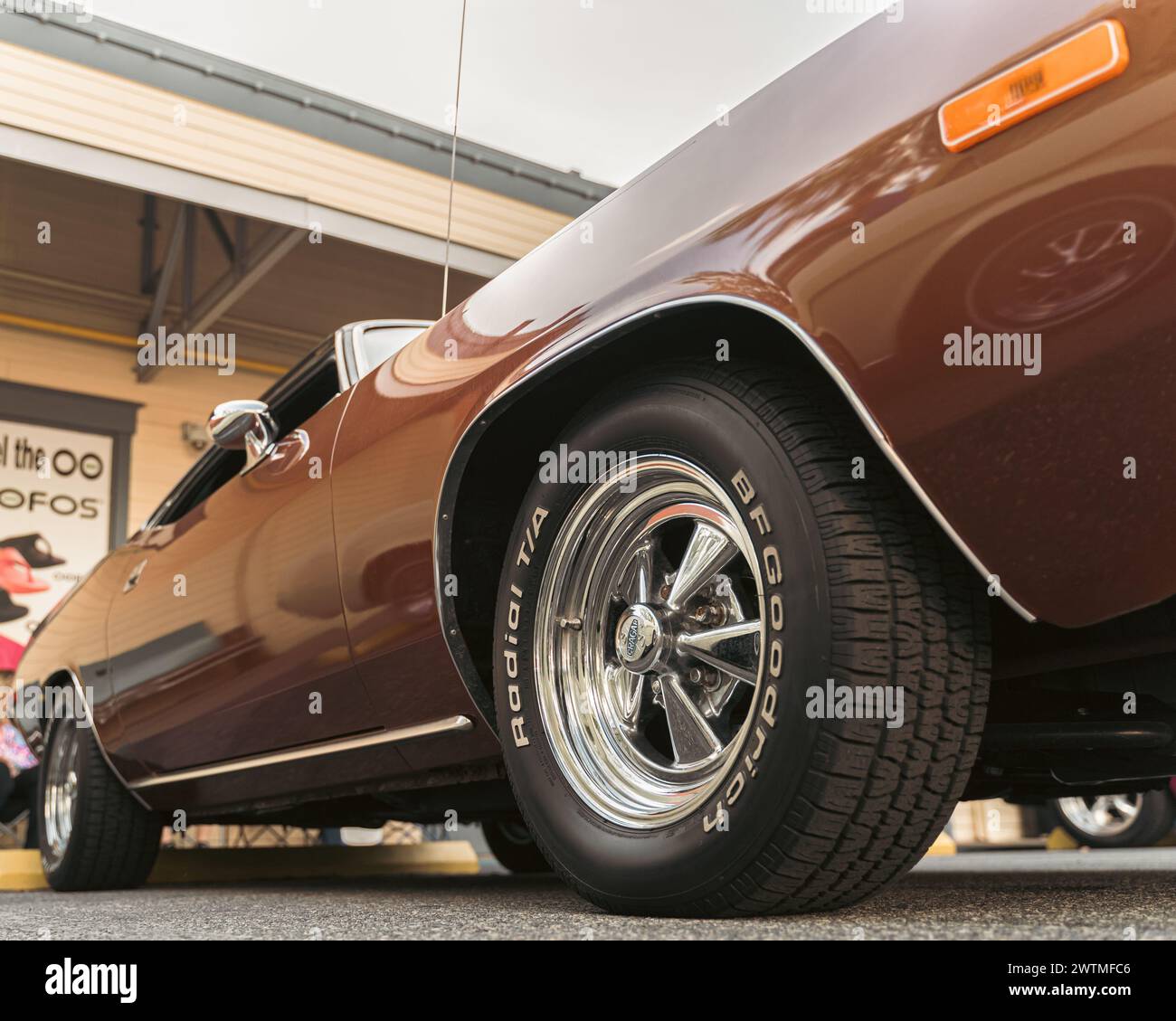 Orlando, Old Town Square, Classic Muscle cars Stock Photo - Alamy