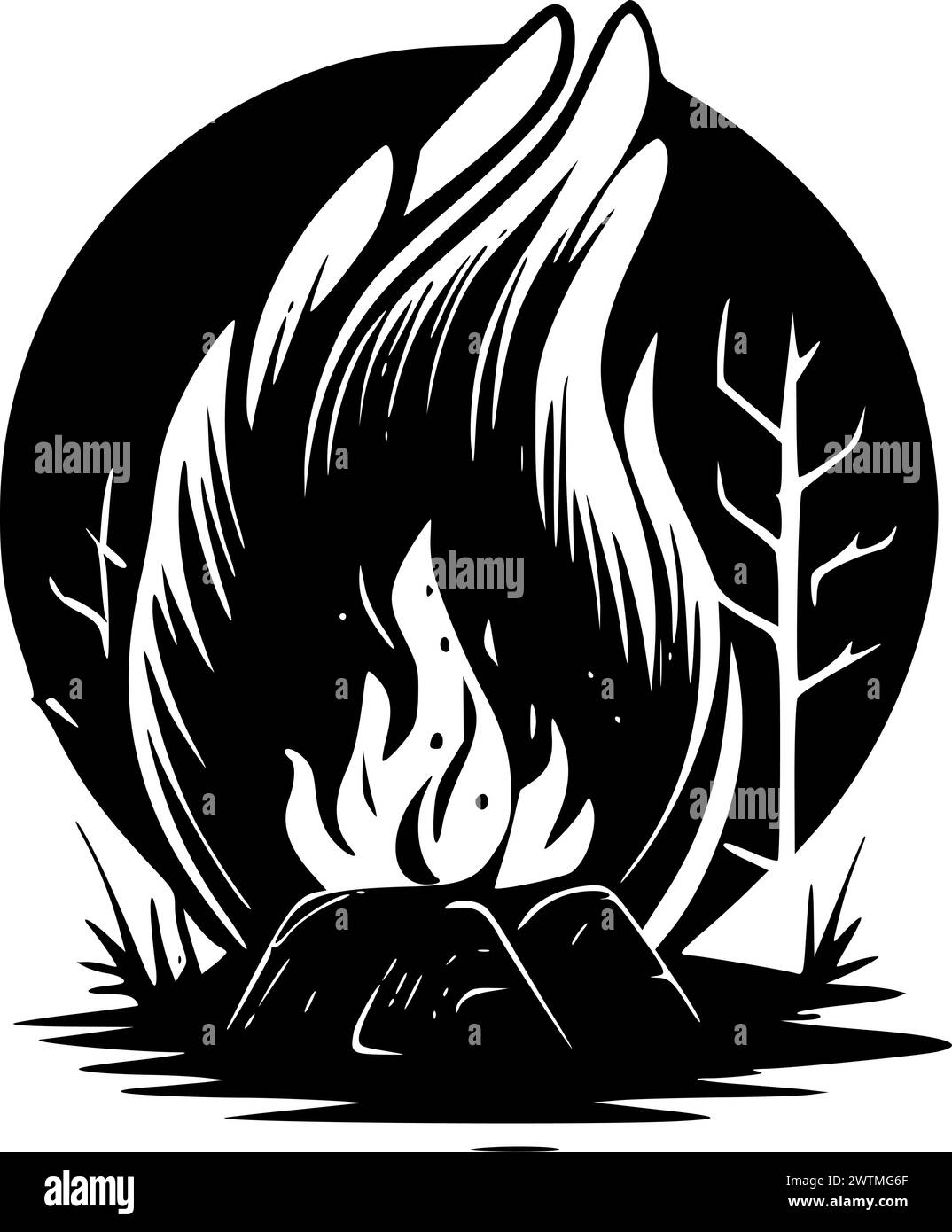 Campfire 2d hi-res stock photography and images - Alamy