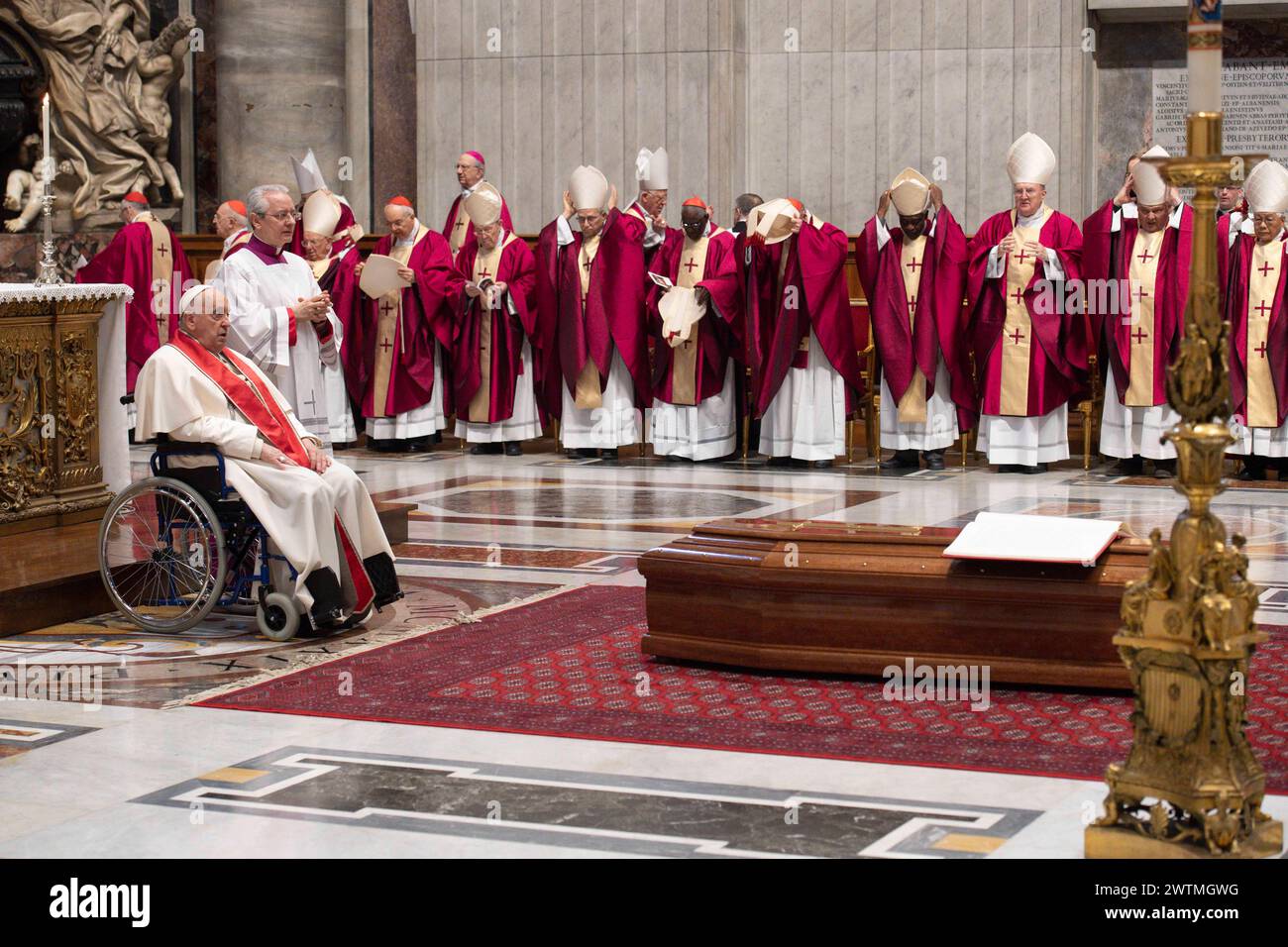 Vatican, Vatican. 18th Mar, 2024. Italy, Rome, Vatican, 2024/3/18.Pope ...