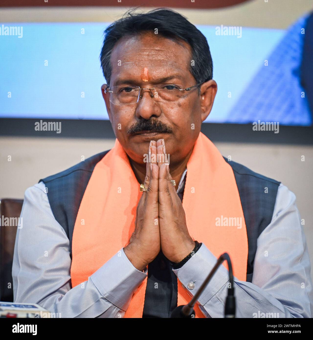 New Delhi, India. 18th Mar, 2024. NEW DELHI, INDIA - MARCH 18: :Harsh ...