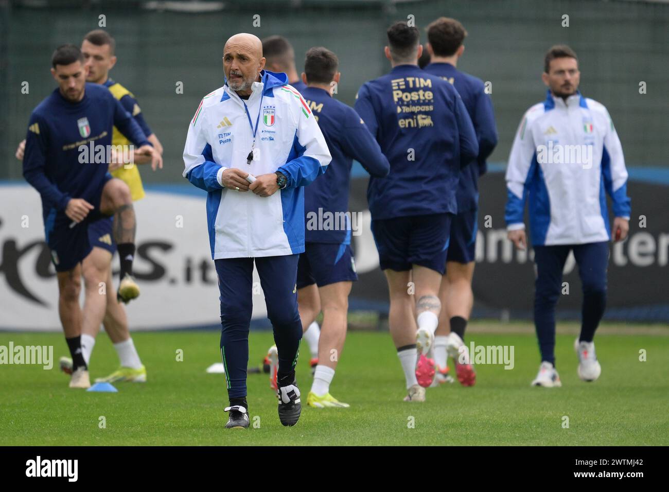 Roma, Italia. 18th Mar, 2024. Luciano Spalletti During Italian national ...