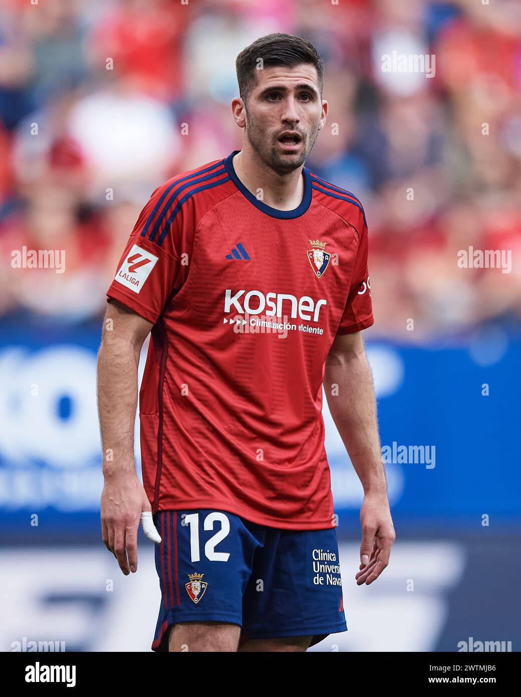 Jesus Areso of CA Osasuna looks on during the LaLiga EA Sports match ...