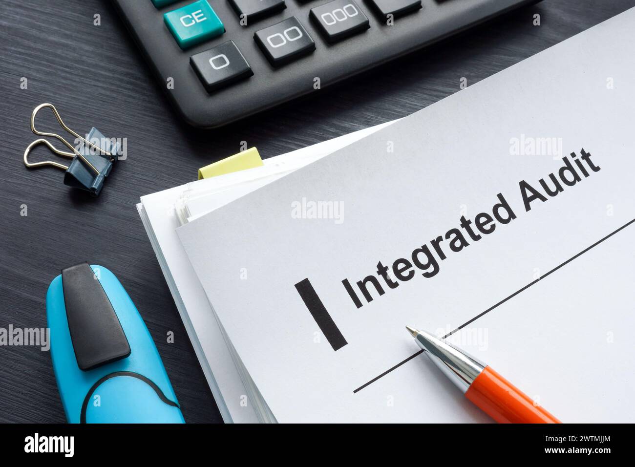 Assessment audit business papers hi-res stock photography and images ...