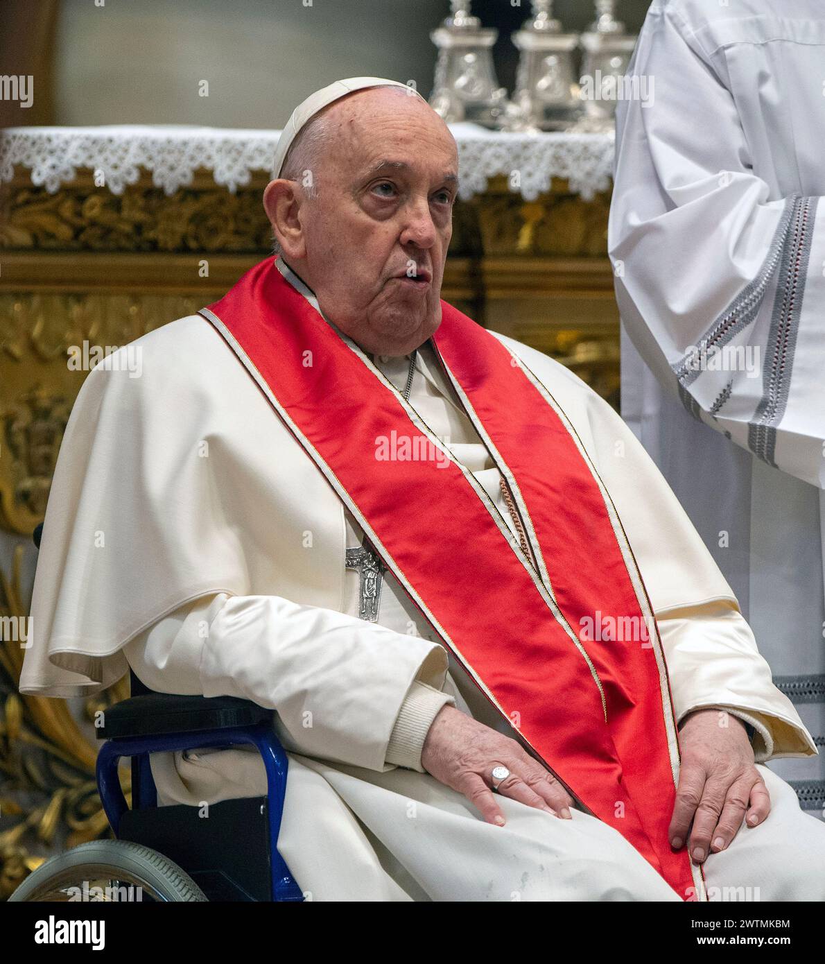 Vatican, Vatican. 18th Mar, 2024. Italy, Rome, Vatican, 2024/3/18.Pope ...
