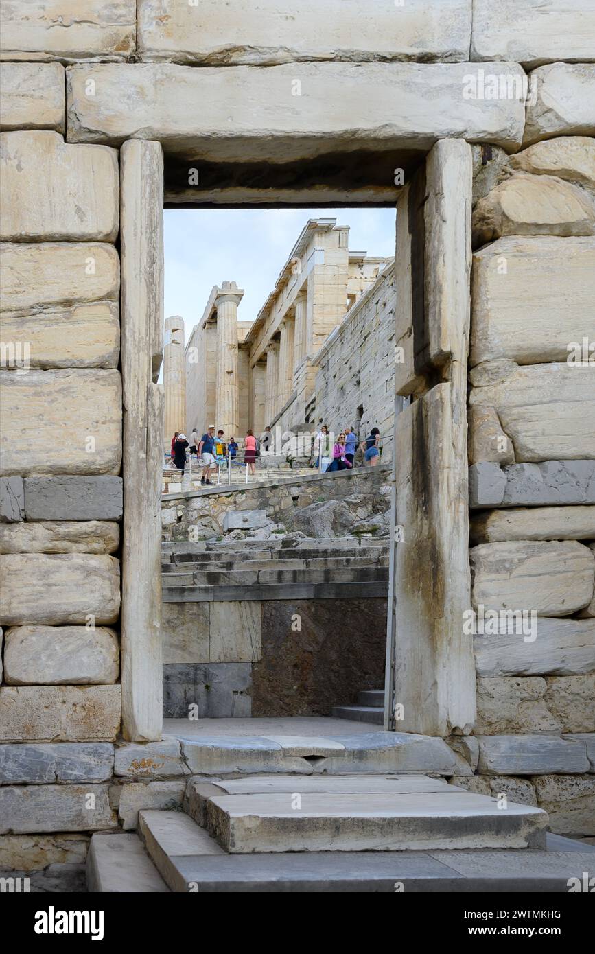 Beule gate to the acropolis athens hi-res stock photography and images ...