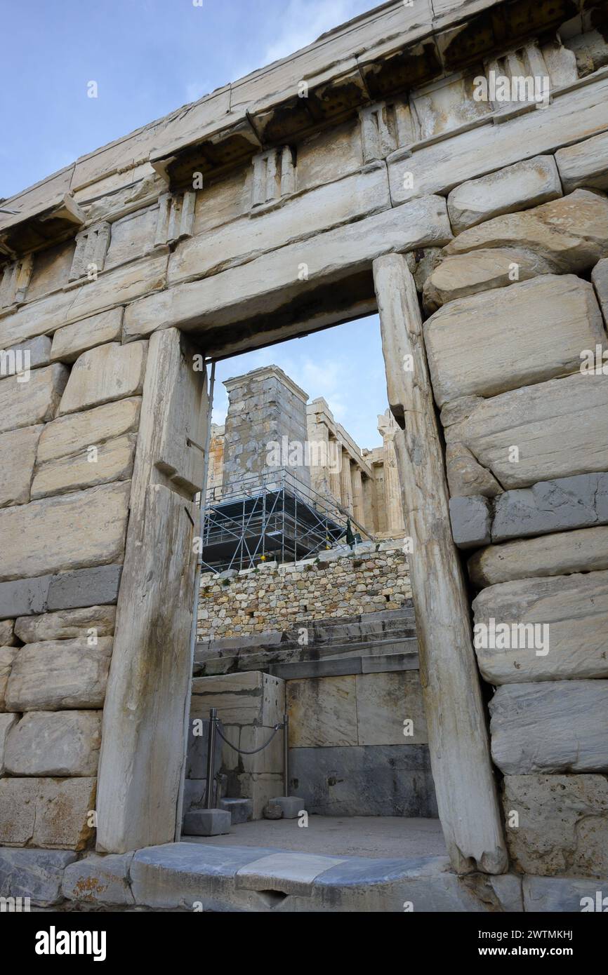 Beule gate to the acropolis athens hi-res stock photography and images ...